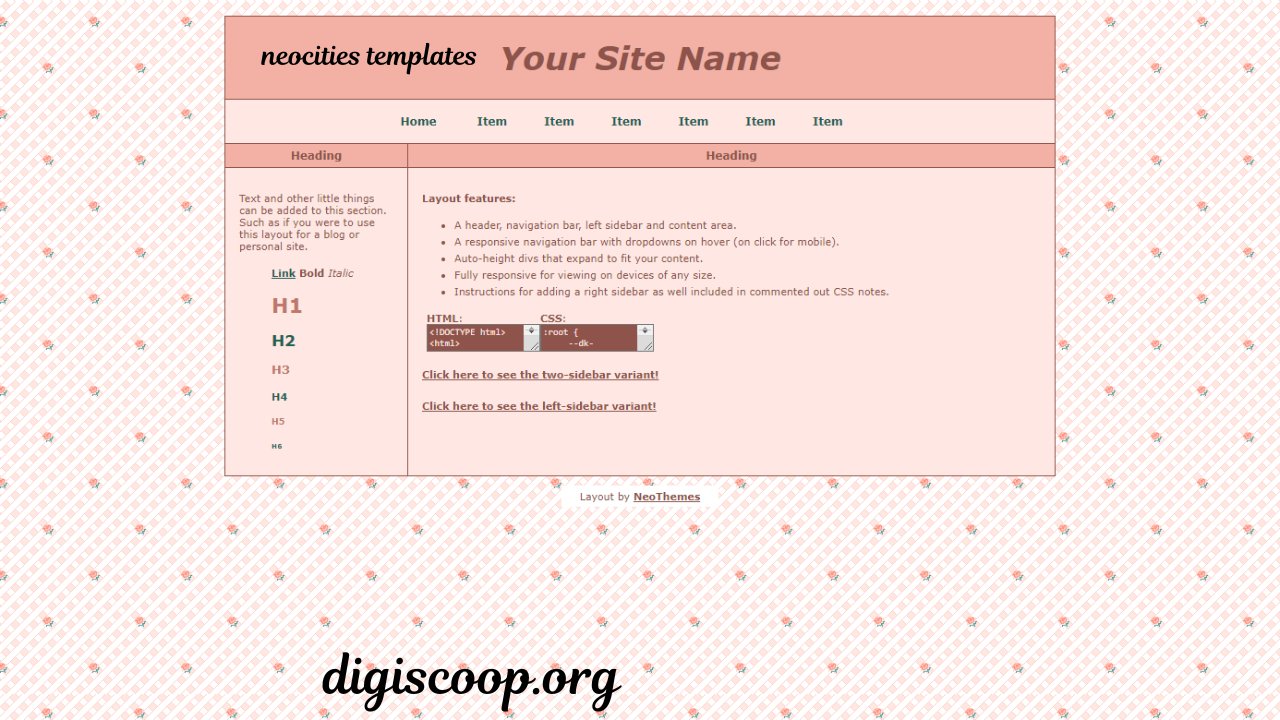 Neocities Templates – Create Stunning Retro & Modern Websites Easily ...